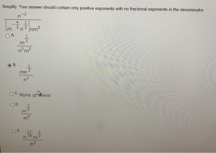 Solved Simplify. Your answer should contain only positive | Chegg.com