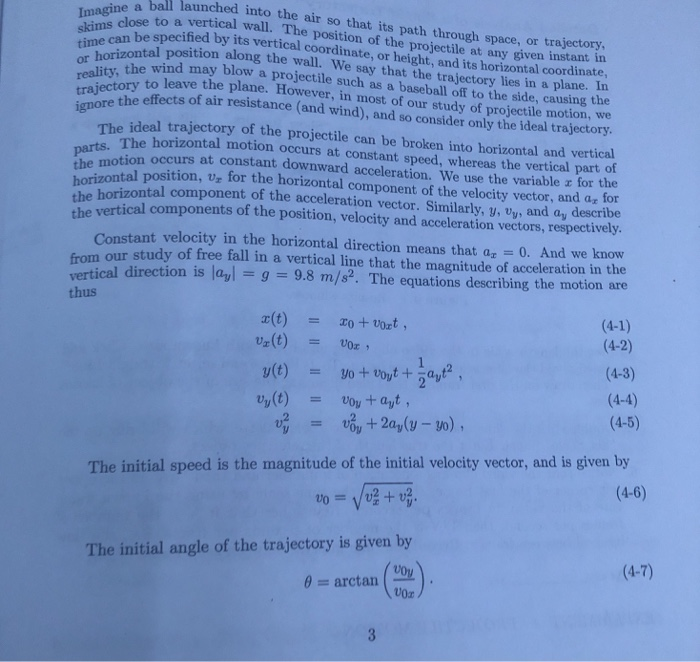 Solved Use the equations given in the theory section for | Chegg.com