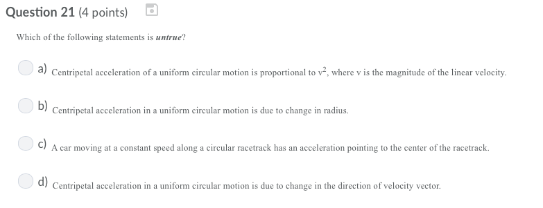 Solved URGENT -Answer the following basic physics questions: | Chegg.com