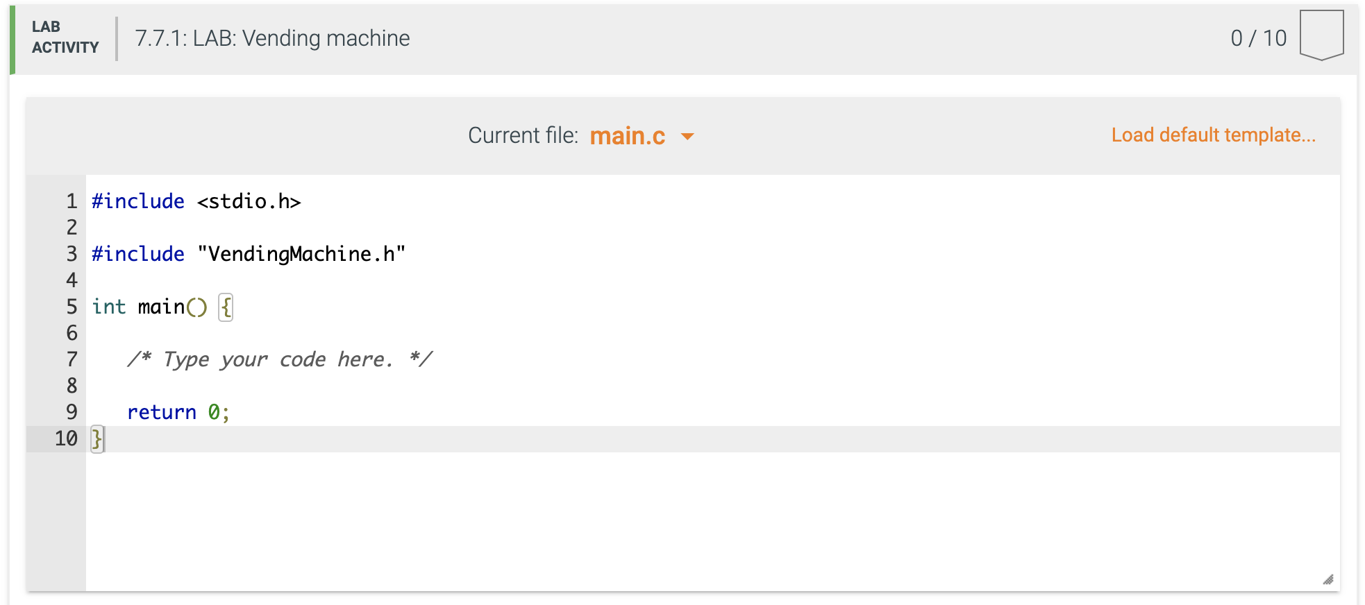 Solved 7.7 LAB: Vending machine Given two integers as user | Chegg.com