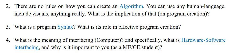 Solved 2. There are no rules on how you can create an | Chegg.com