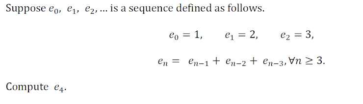 Solved Suppose eo, e, C2, ... is a sequence defined as | Chegg.com