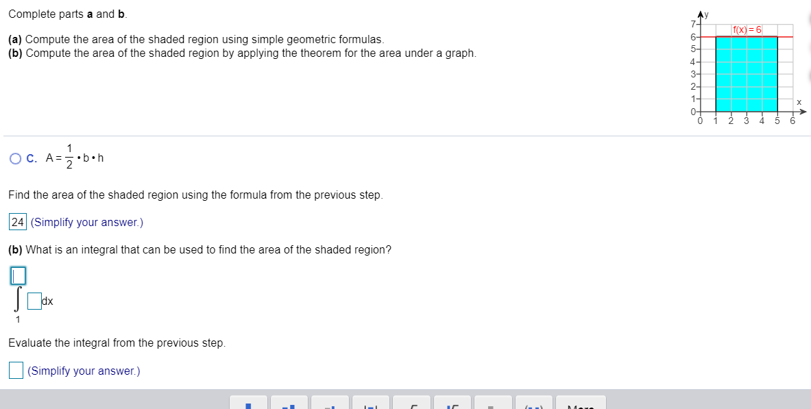 Solved Complete parts a and b. (a) Compute the area of the | Chegg.com