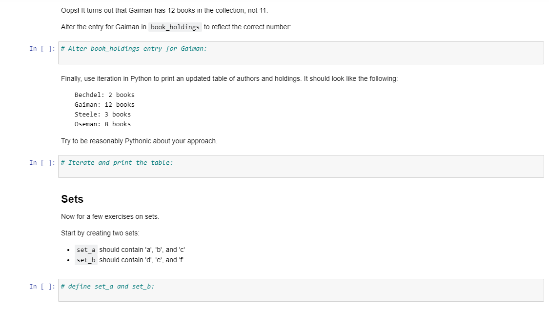 Solved Dictionaries Define a dictionary below to associate | Chegg.com