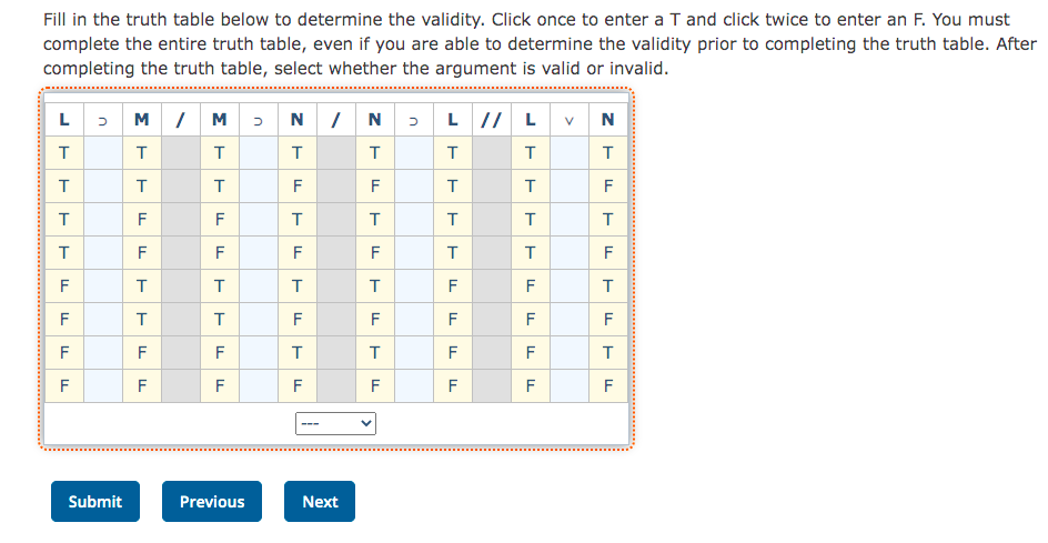 Solved Fill in the truth table below to determine the | Chegg.com