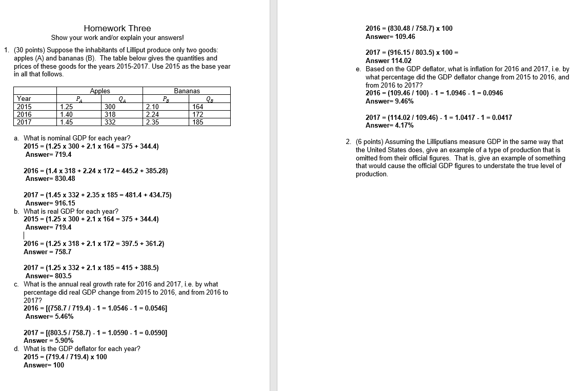 Solved 2016 = (830.48 / 758.7) x 100 Answer= 109.46 Homework | Chegg.com
