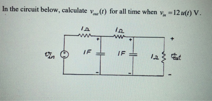 Solved First and second order transient circuits. | Chegg.com
