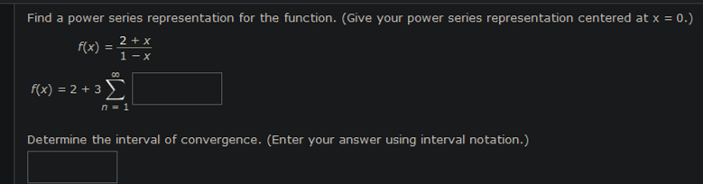 Solved Find a power series representation for the function. | Chegg.com