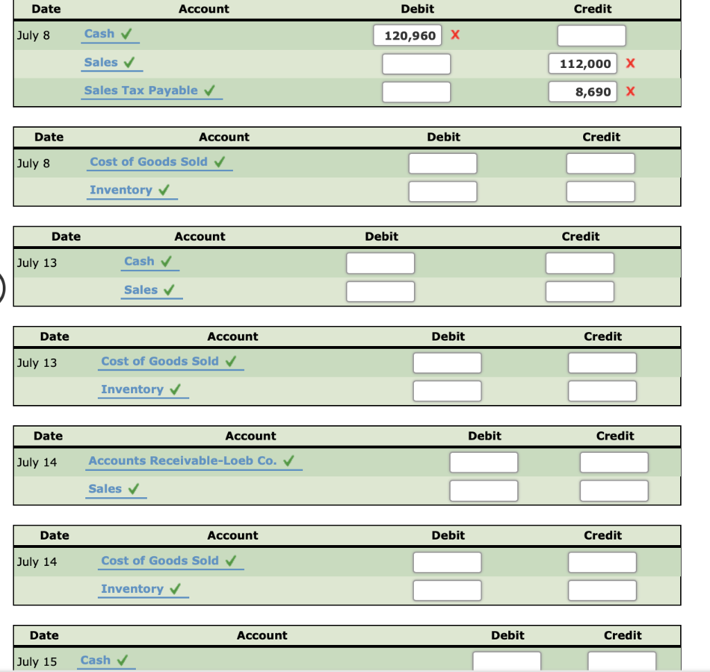 Solved Sales-Related Transactions Using Perpetual Inventory | Chegg.com