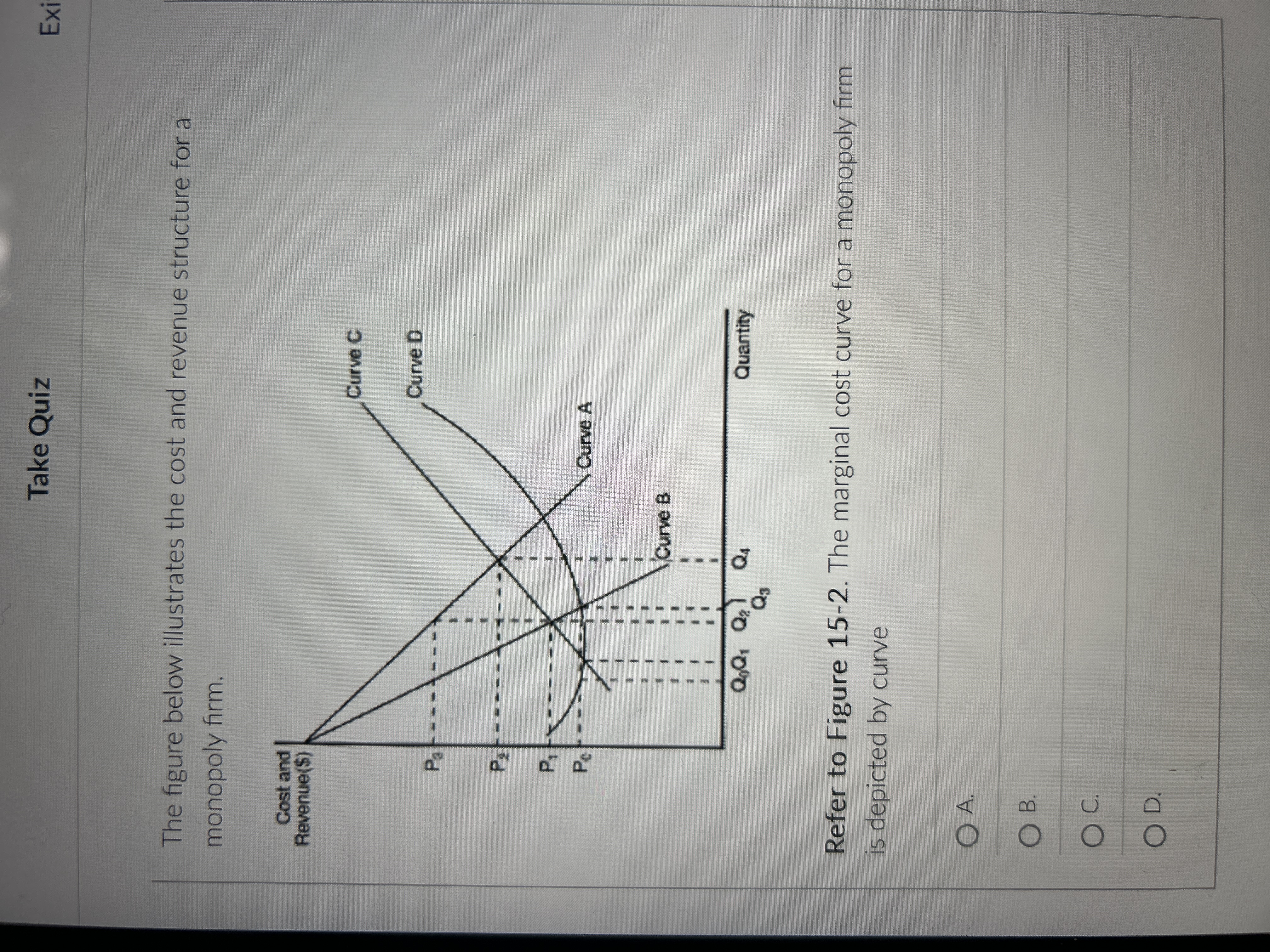 Solved the marginal cost curve for a monopoly firm is | Chegg.com