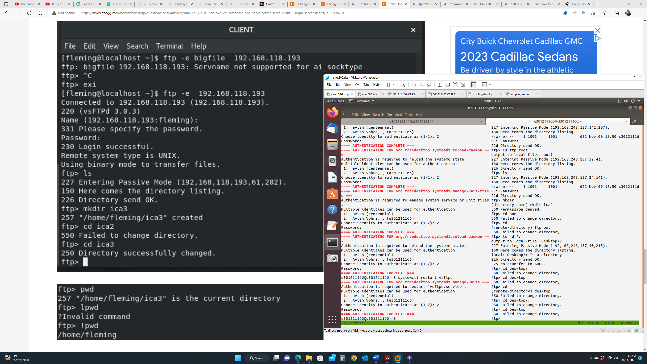 Solved Hi, found this chegg answer to CNET306 In Class | Chegg.com