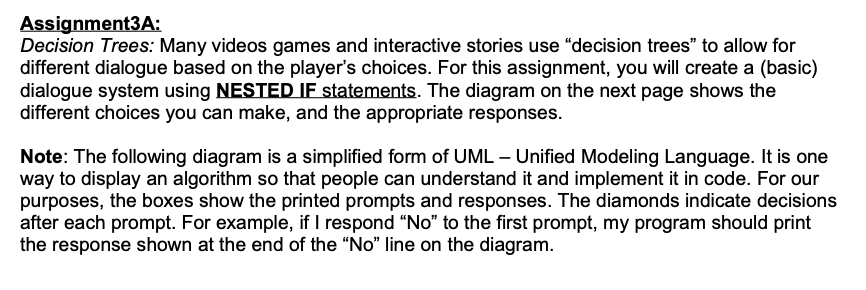 Solved Assignment3A: Decision Trees: Many videos games and | Chegg.com