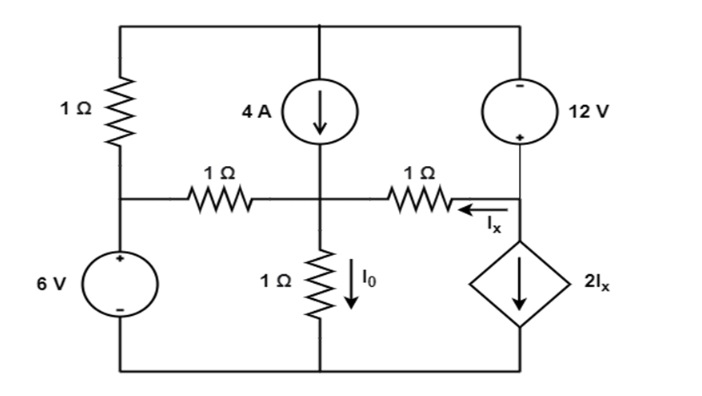 Solved The value of I₀ in the circuit given below is | Chegg.com