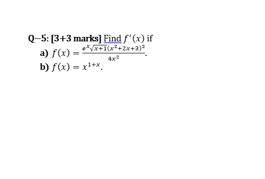 Solved 2-2: [3+3 marks] a) Find the relative extrema, if | Chegg.com
