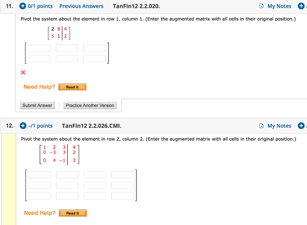 Solved 11. + 0/1 points Previous Answers TanFin 12 2.2.020. | Chegg.com Solved 11. + 0/1 points Previous Answers TanFin 12 2.2.020. | Chegg.com