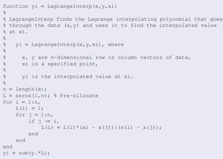 Using format long and the user-defined function | Chegg.com