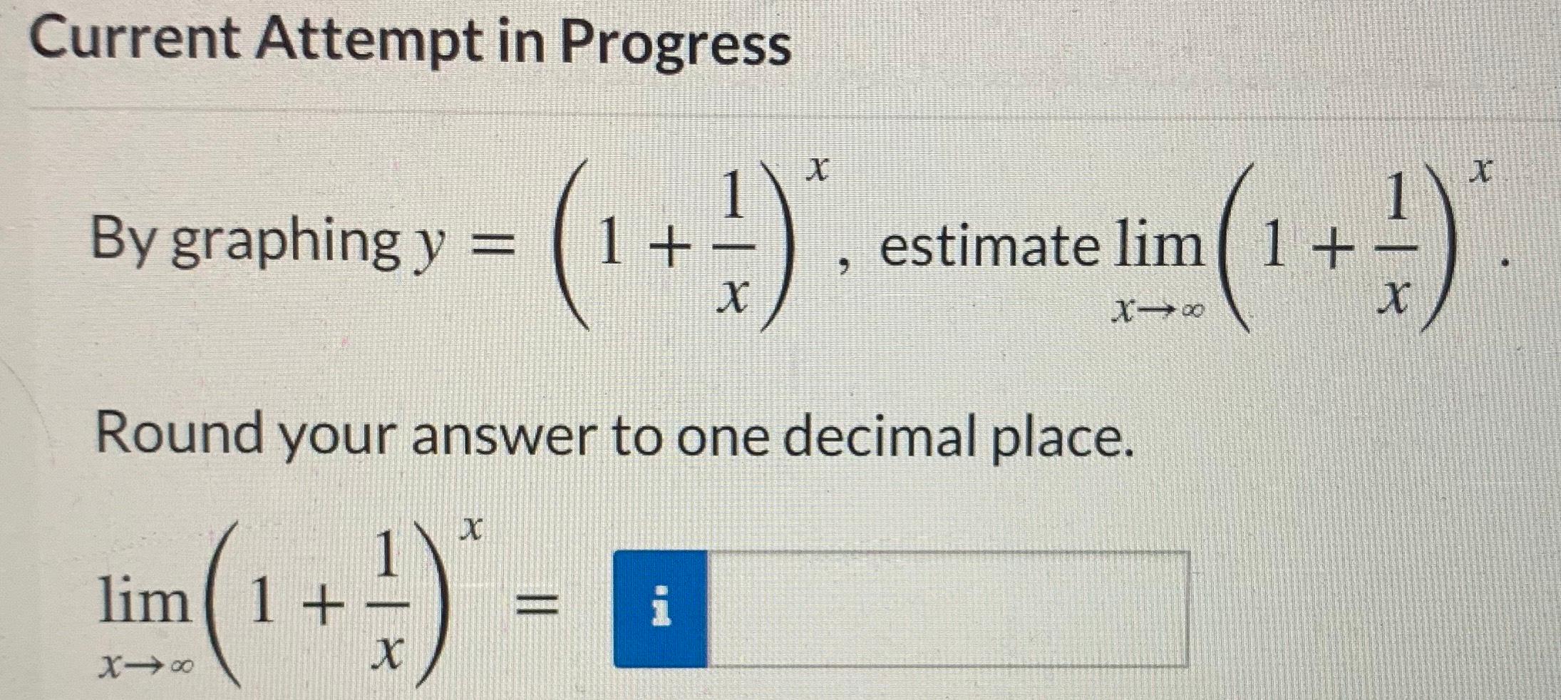 Solved Current Attempt in Progress X 1 By graphing y = 1 +- | Chegg.com
