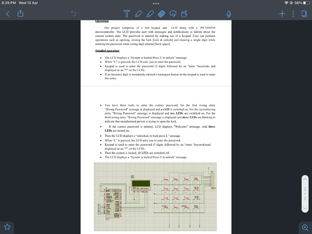 6:29 PM Wed 13 Apr @ 38% D