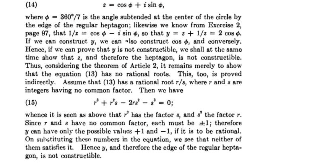 Solved (37) Prove the impossibility of trisecting with ruler | Chegg.com