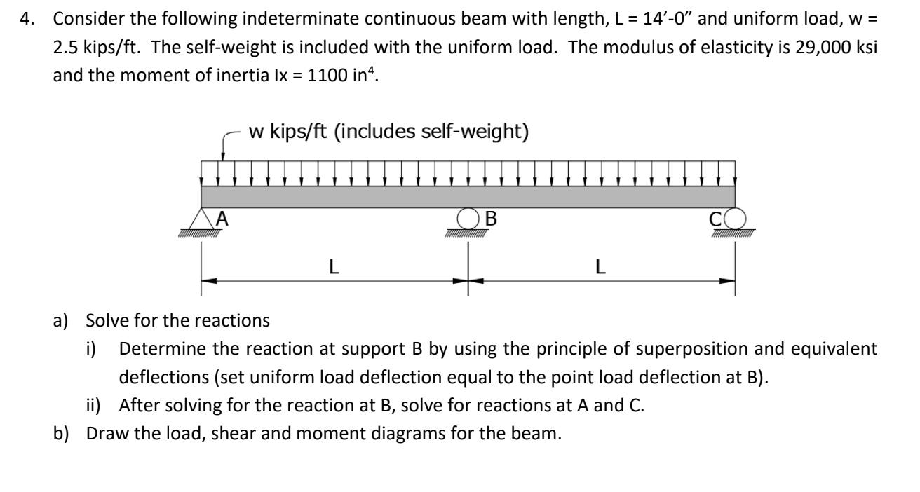 Solved 4. Consider the following indeterminate continuous | Chegg.com