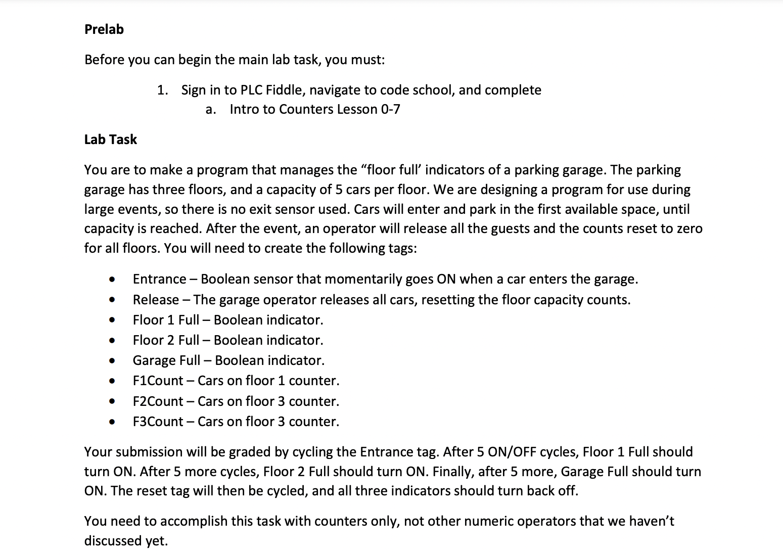 Solved Prelab Before you can begin the main lab task, you | Chegg.com