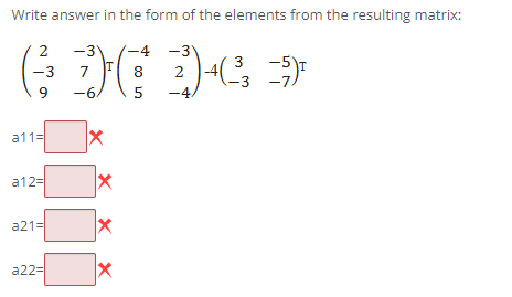 Solved Write answer in the form of the elements from the | Chegg.com