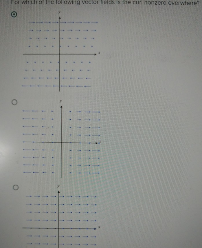 Solved For which of the following vector fields is the curl | Chegg.com