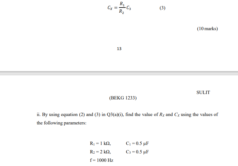 Solved a) An AC bridge circuit is constructed for | Chegg.com
