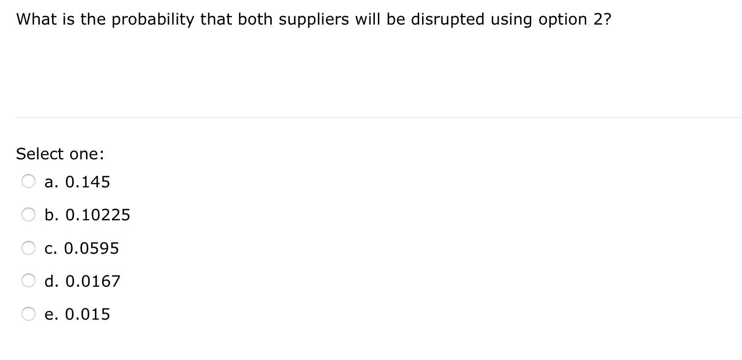 Solved You're considering two options for your company's | Chegg.com
