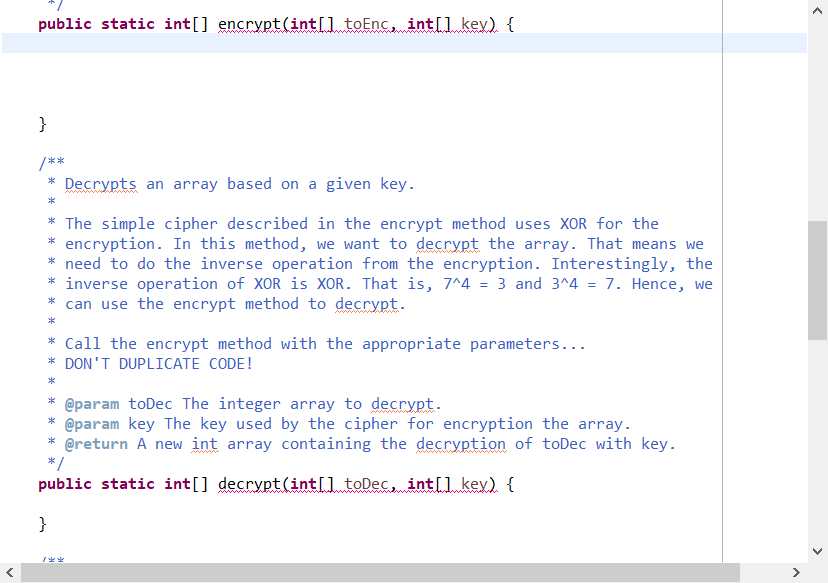 8.16 Ch 8, Part 1: XOR Cipher Write this program | Chegg.com