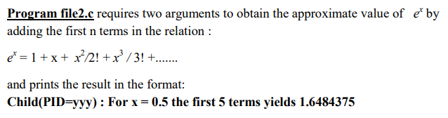 Solved Write a C program called file1.c to perform all the | Chegg.com