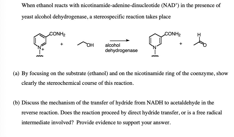 Solved When ethanol reacts with | Chegg.com