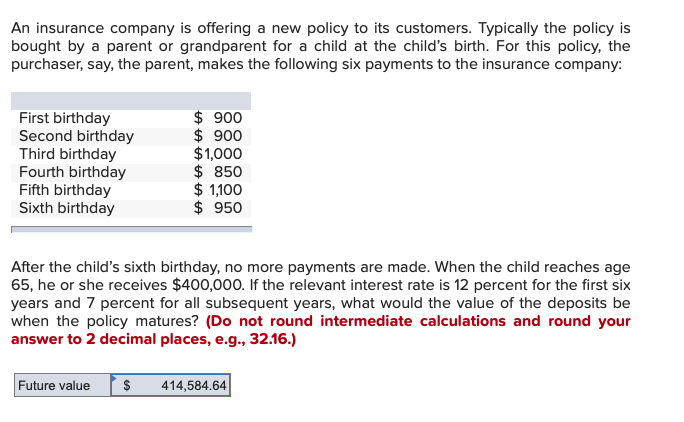 Solved An insurance company is offering a new policy to its | Chegg.com