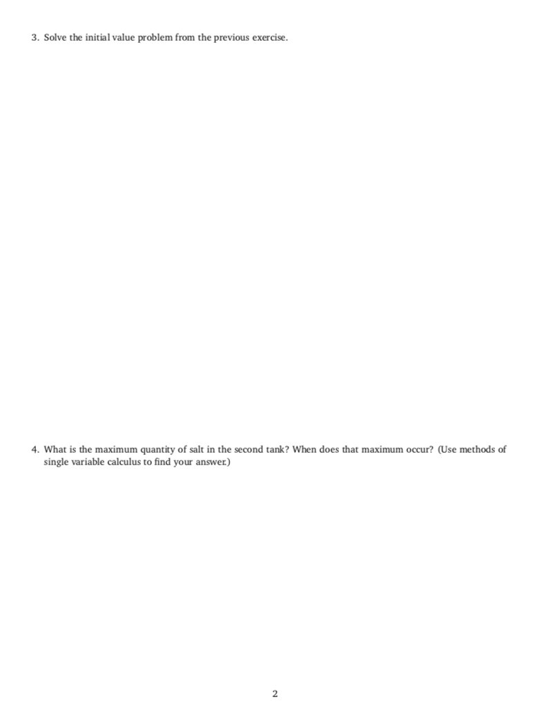 Solved Math 228, Winter 2021 Name: First Order Systems and | Chegg.com