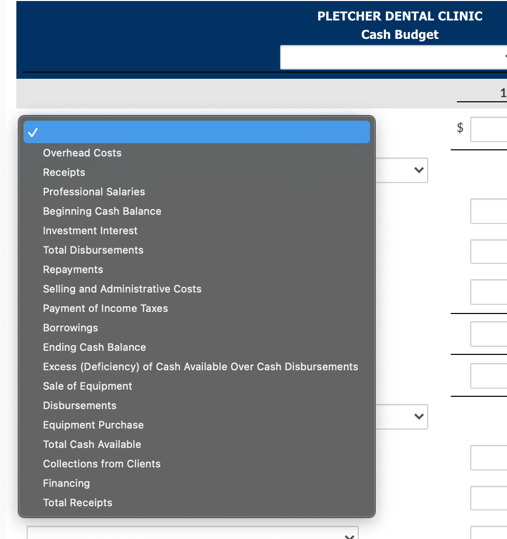Solved Current Attempt in Progress Pletcher Dental Clinic is | Chegg.com