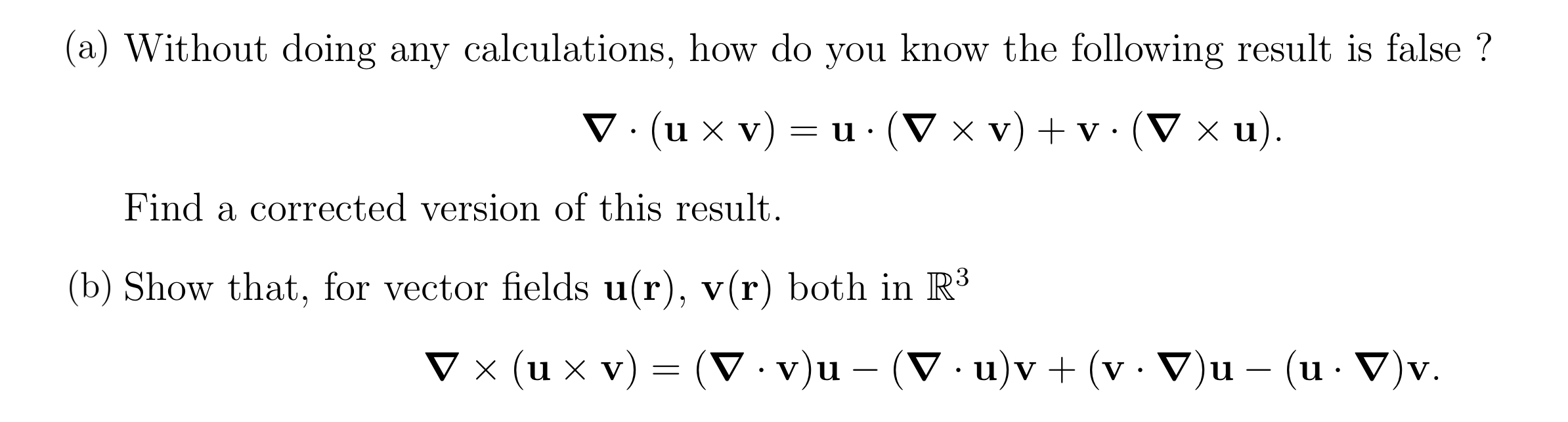 Solved (a) Without doing any calculations, how do you know | Chegg.com