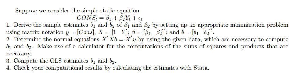 Solved For a better understanding of the matrix notation of | Chegg.com