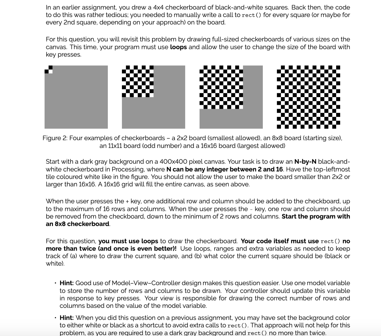 Solved Use only loops, modulo operators what would be used | Chegg.com