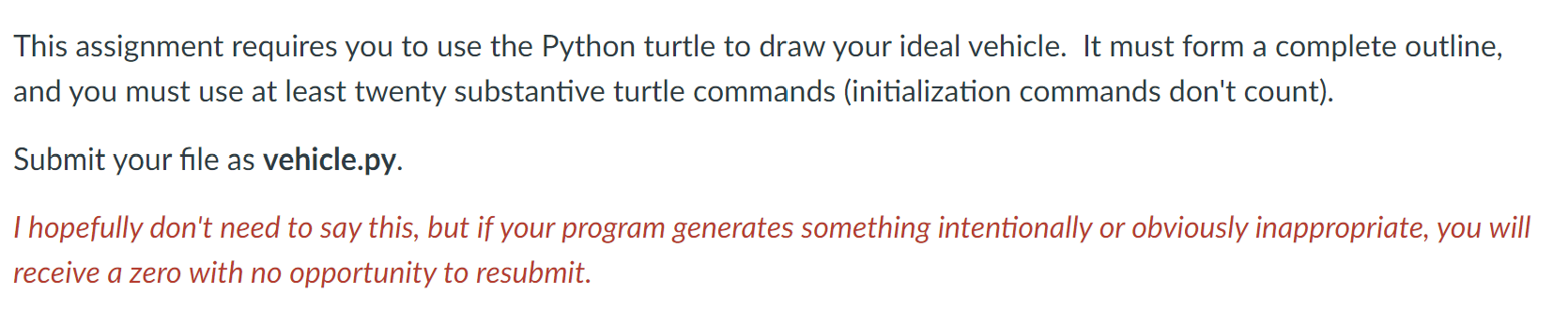 Solved This assignment requires you to use the Python turtle | Chegg.com