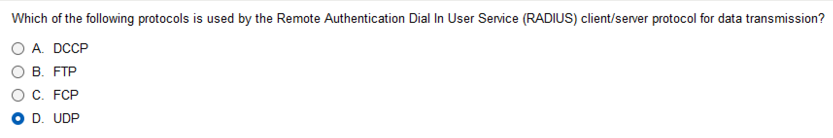 Solved Which of the following protocols is used by the | Chegg.com