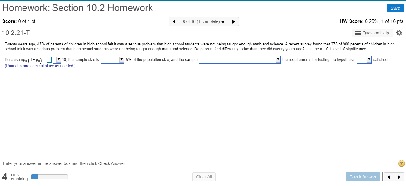 Solved Homework Section 10 2 Homework Save Score 0 Of 1 Pt