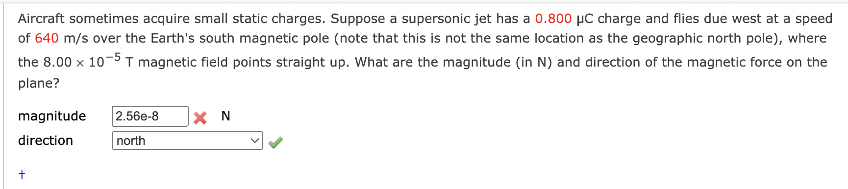 Solved Aircraft sometimes acquire small static charges. | Chegg.com