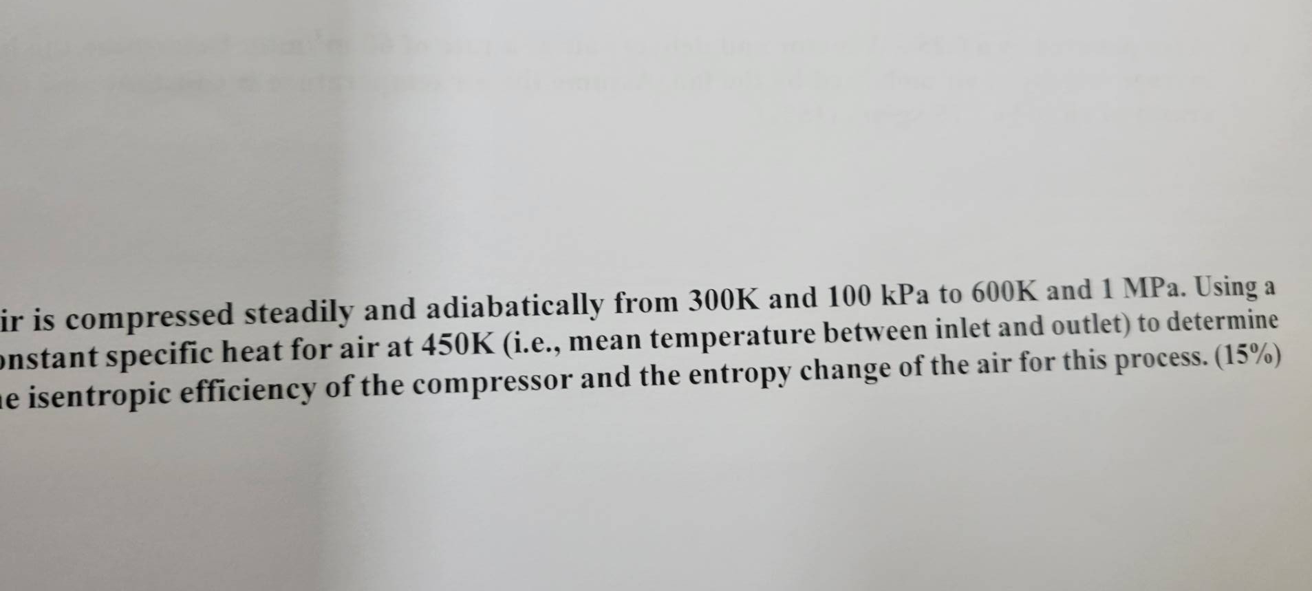 Solved ir is compressed steadily and adiabatically from 300 | Chegg.com