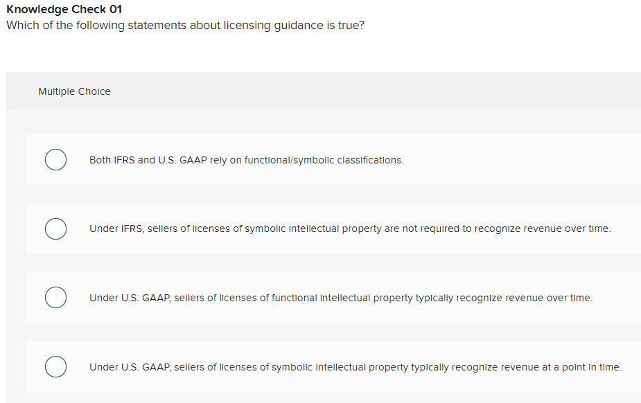 Solved Knowledge Check 01 Which of the following statements | Chegg.com