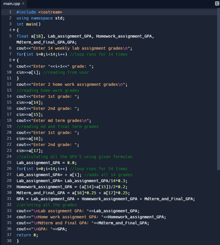 Solved Hi, I need help fixing the noted issue in my code. | Chegg.com