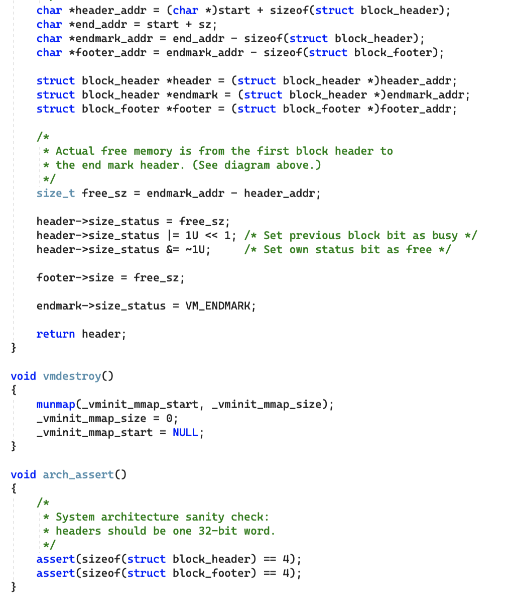 Solved Implementing vmalloc void *vmalloc(size_t | Chegg.com