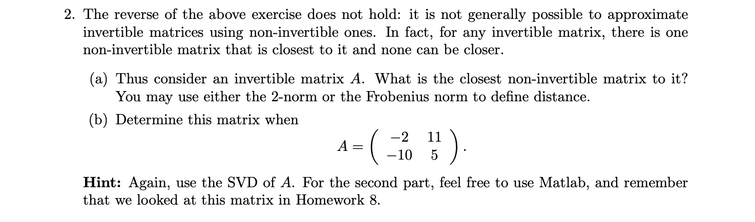Solved The reverse of the above exercise does not hold: it | Chegg.com