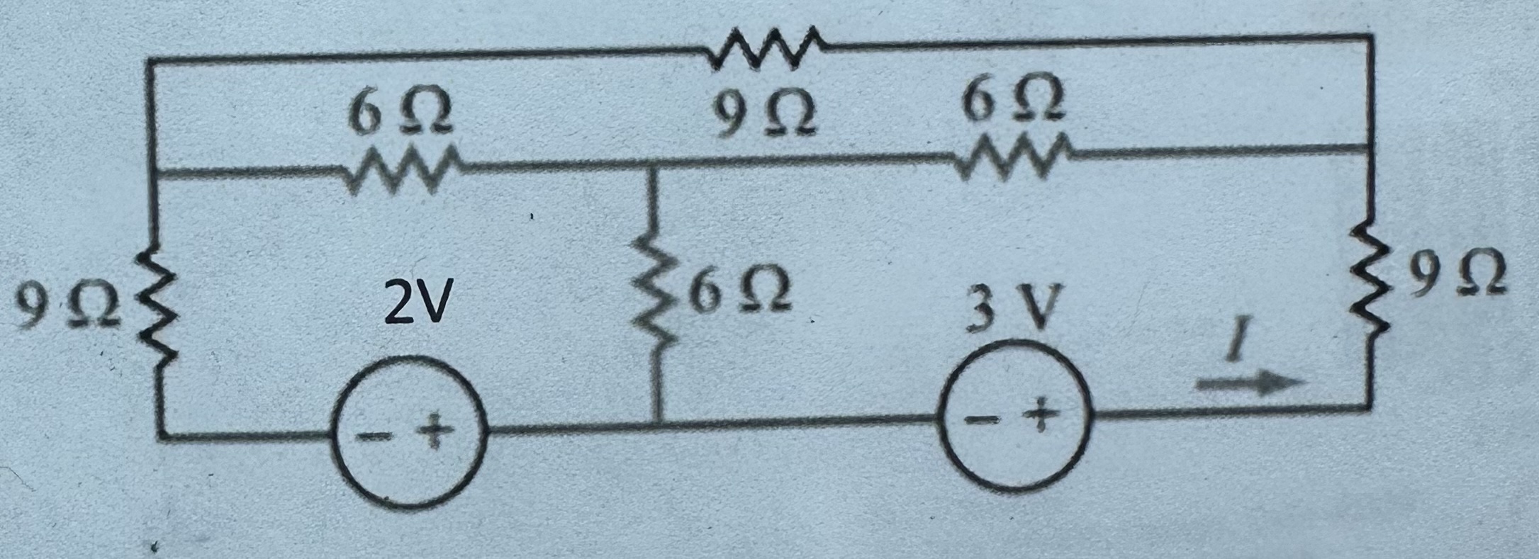 Solved Determine the Current I in the circuit | Chegg.com