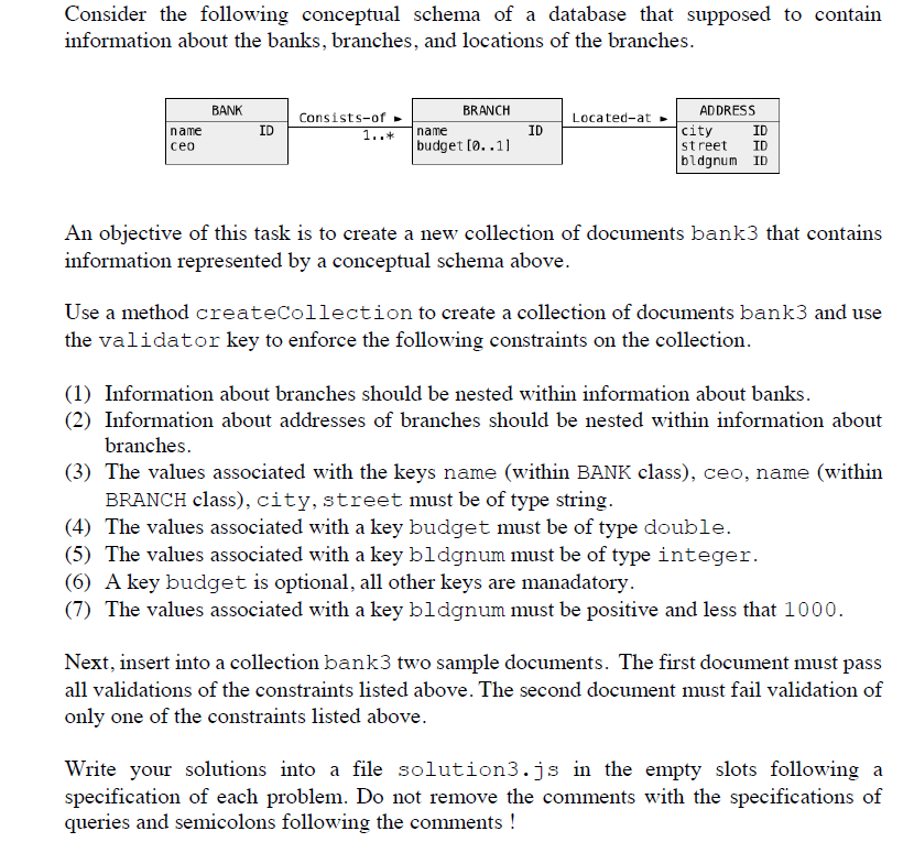 Solved Hi I have a MongoDB question: Please write out a | Chegg.com
