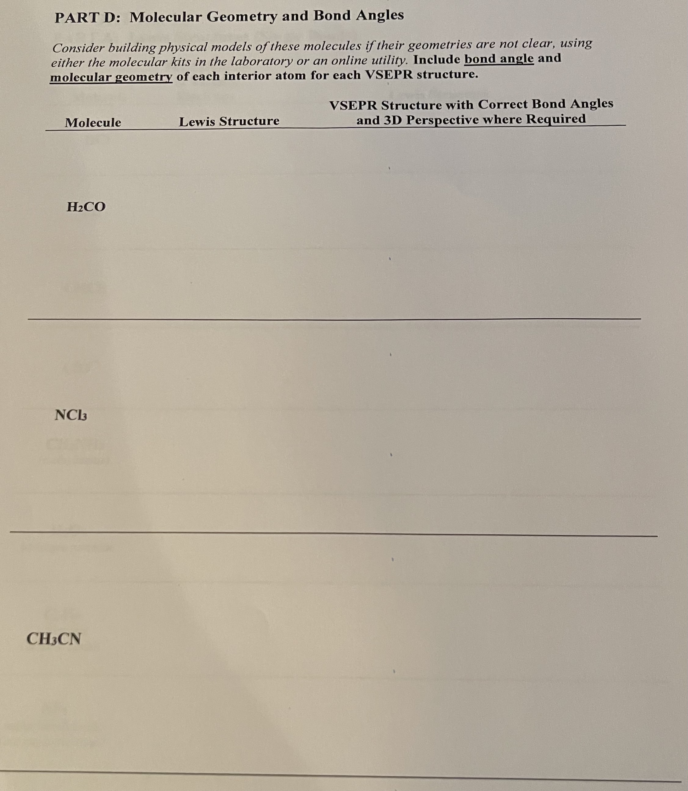 Solved PART A: Lewis Structures (Single Bonds) Total Number | Chegg.com